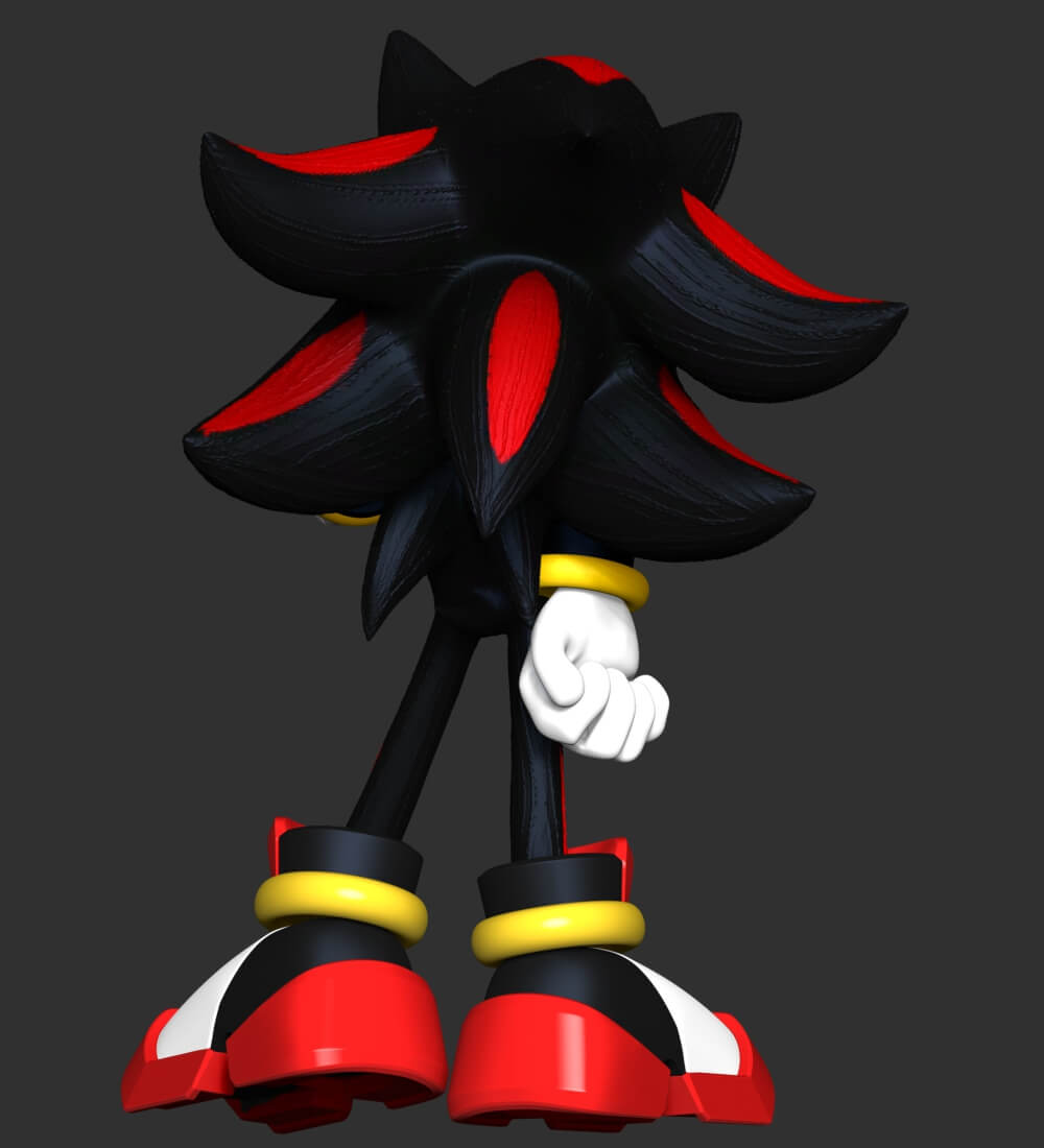 Shadow - The Hedgehog 3D Model by lovemodel