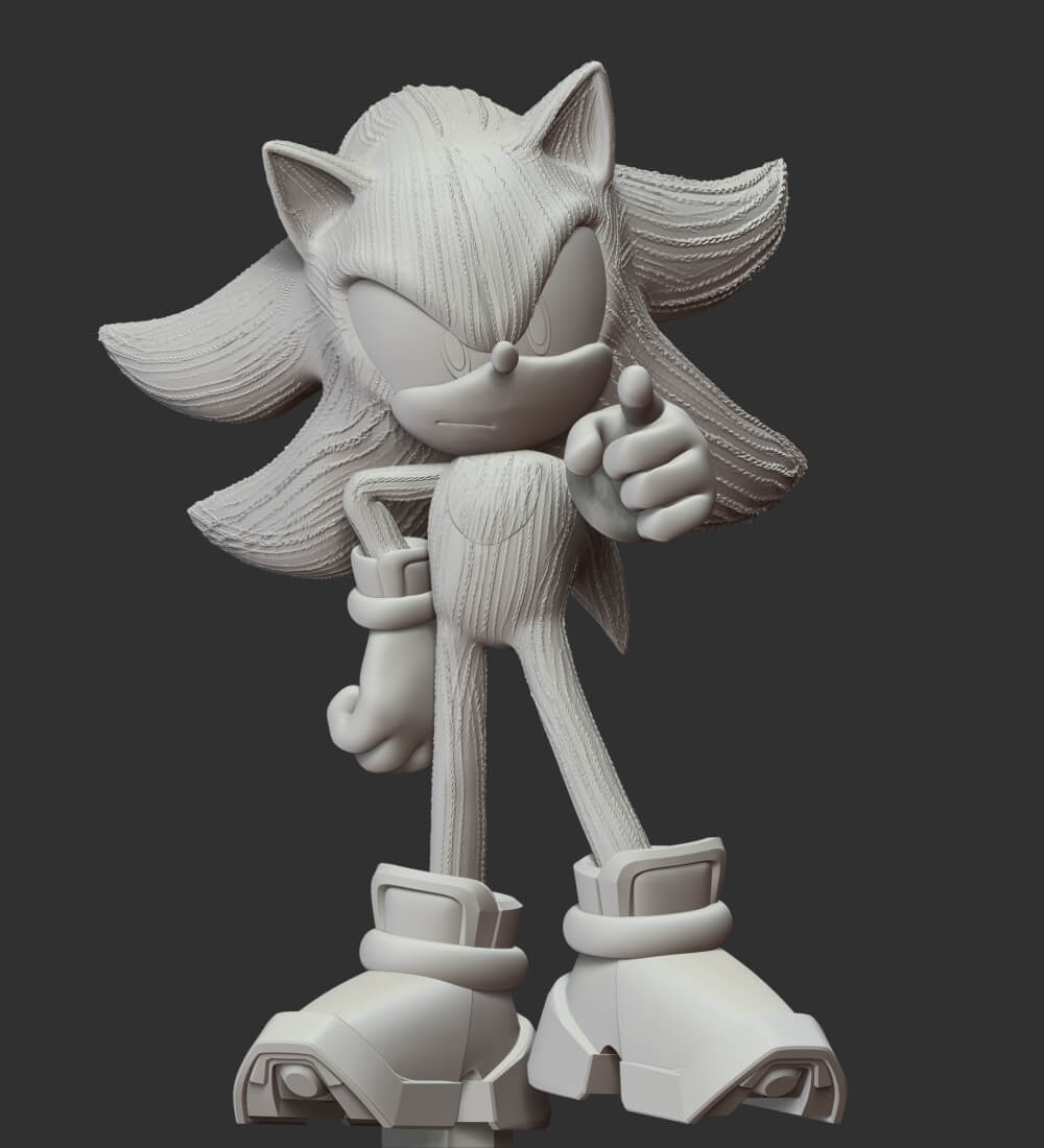 Shadow - The Hedgehog 3D Model by lovemodel