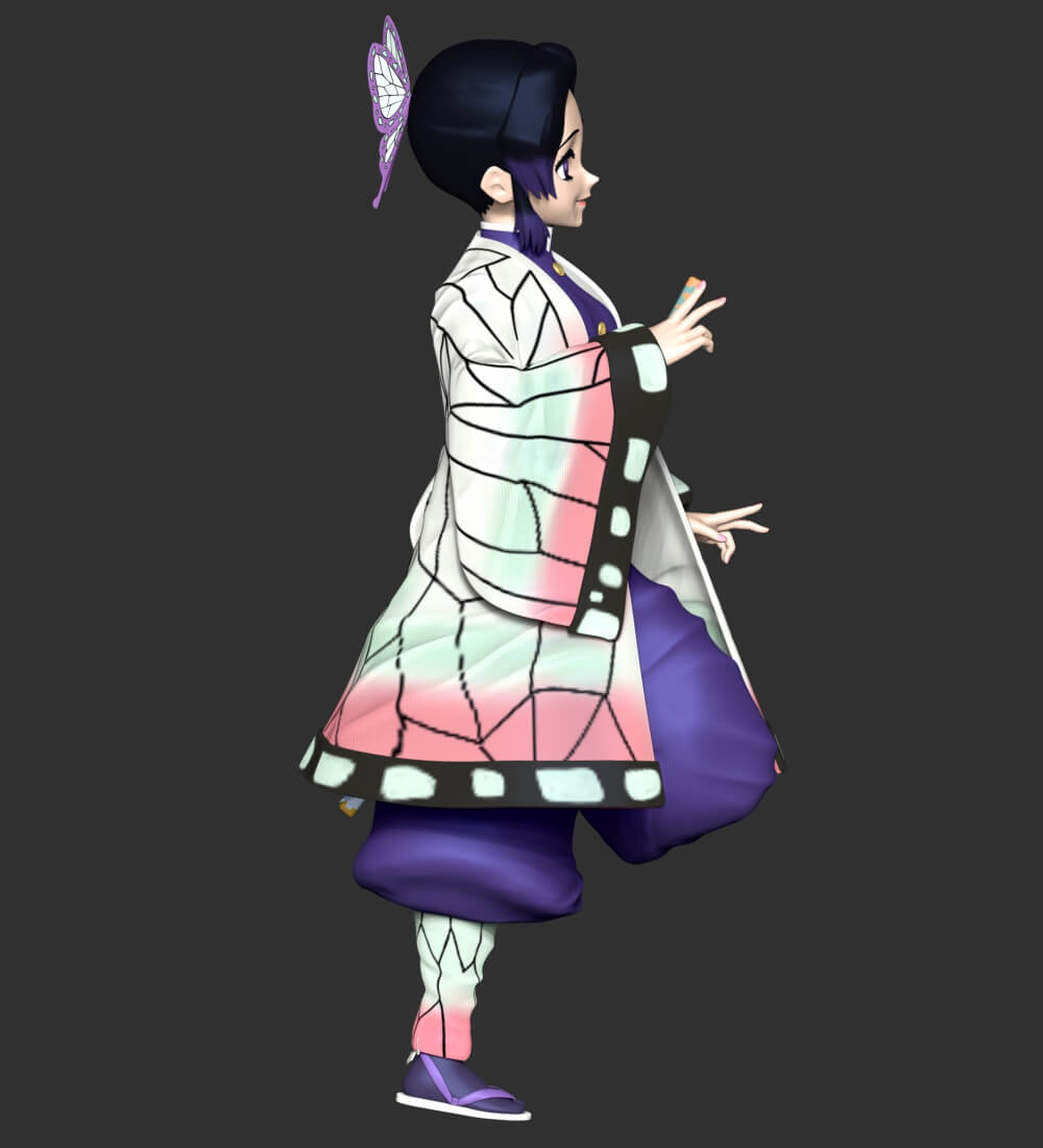 Shinobu Kocho - Kimetsu No Yaiba 3D Model by lovemodel