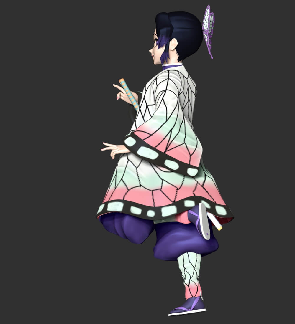 Shinobu Kocho - Kimetsu No Yaiba 3D Model by lovemodel