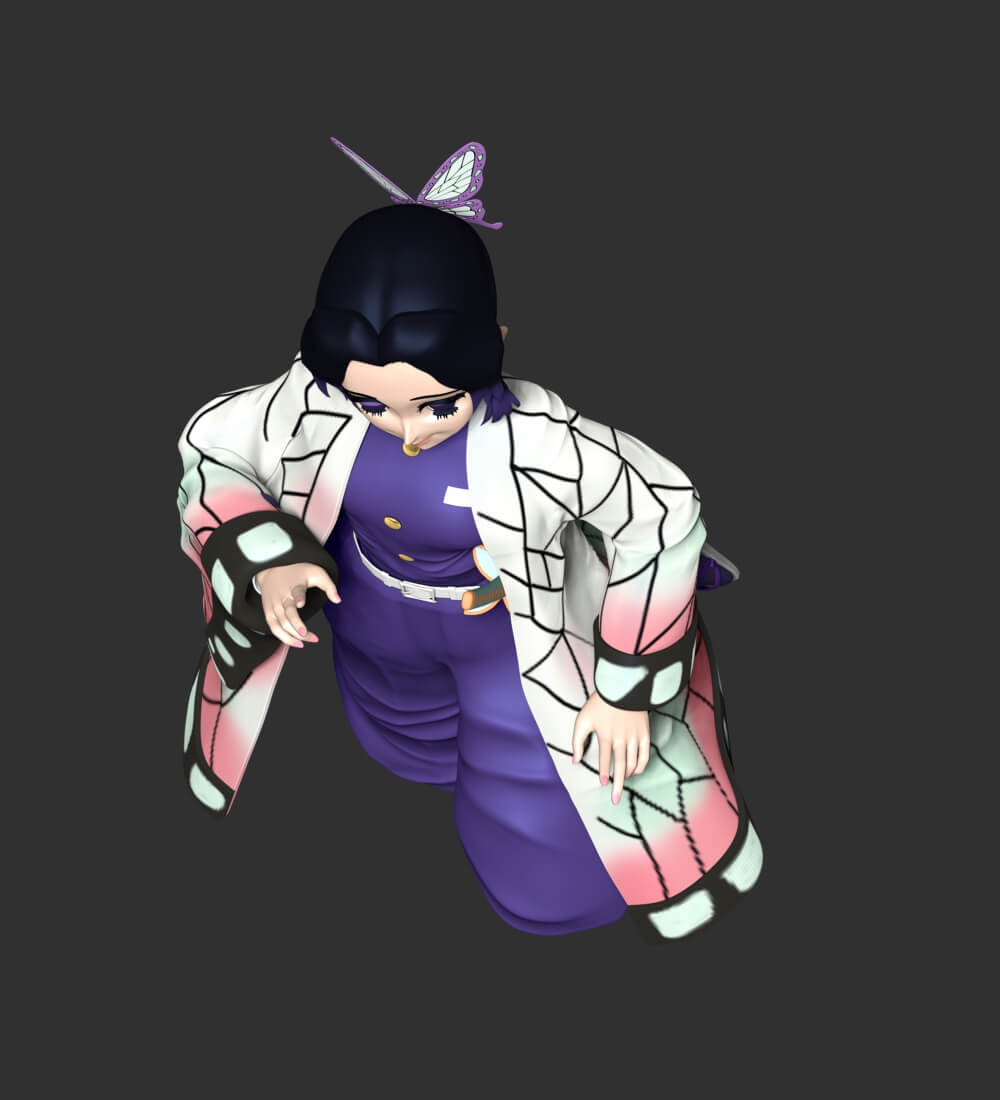 Shinobu Kocho - Kimetsu No Yaiba 3D Model by lovemodel