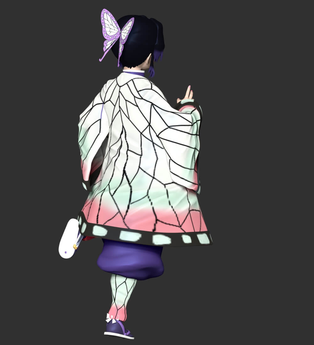 Shinobu Kocho - Kimetsu No Yaiba 3D Model by lovemodel