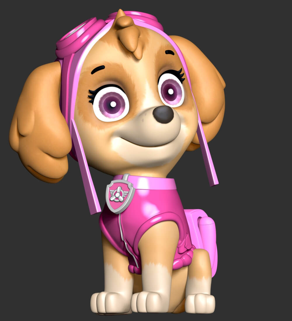 Skye - Paw Patrol 3D Model by lovemodel