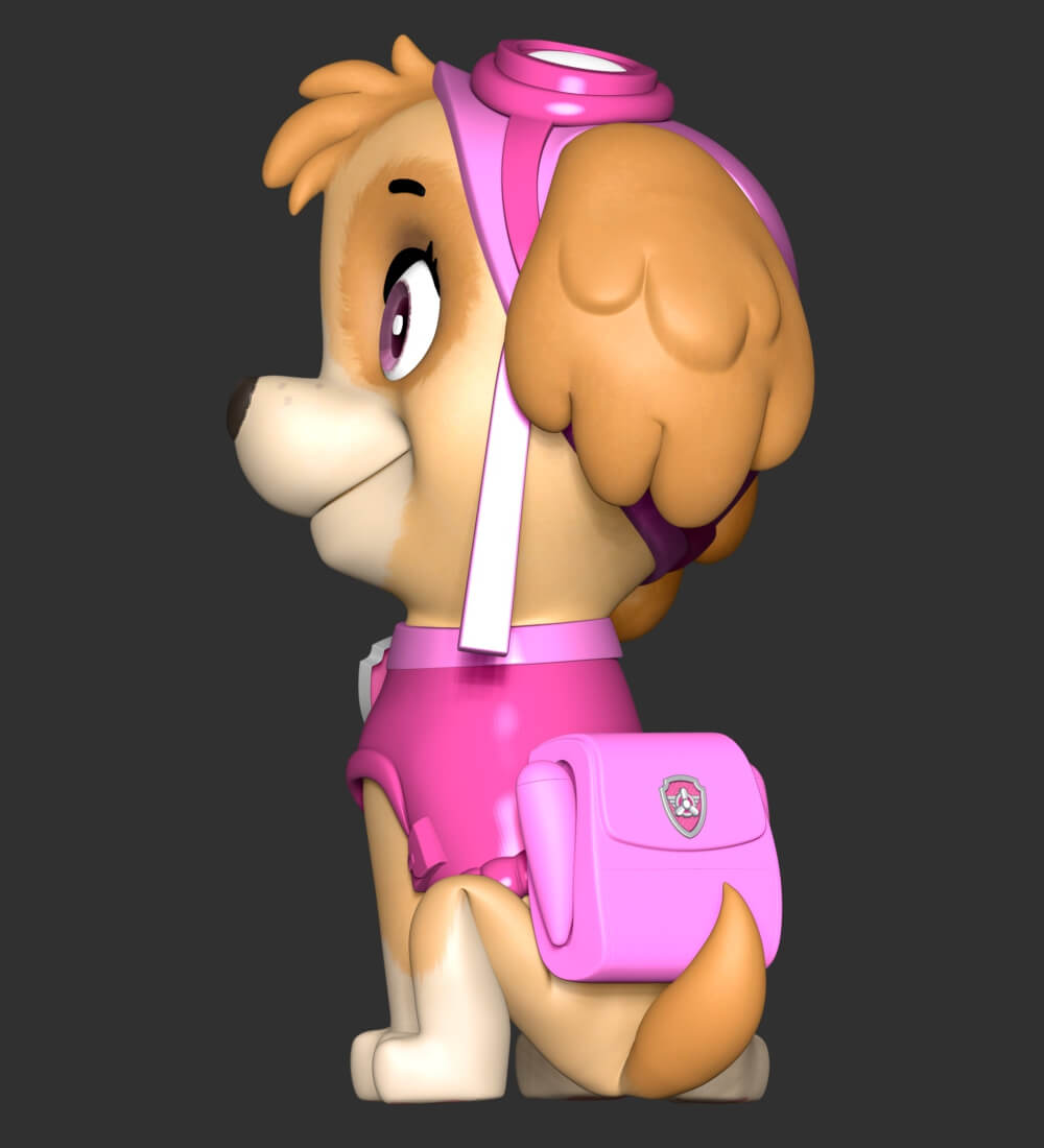 Skye - Paw Patrol 3D Model by lovemodel