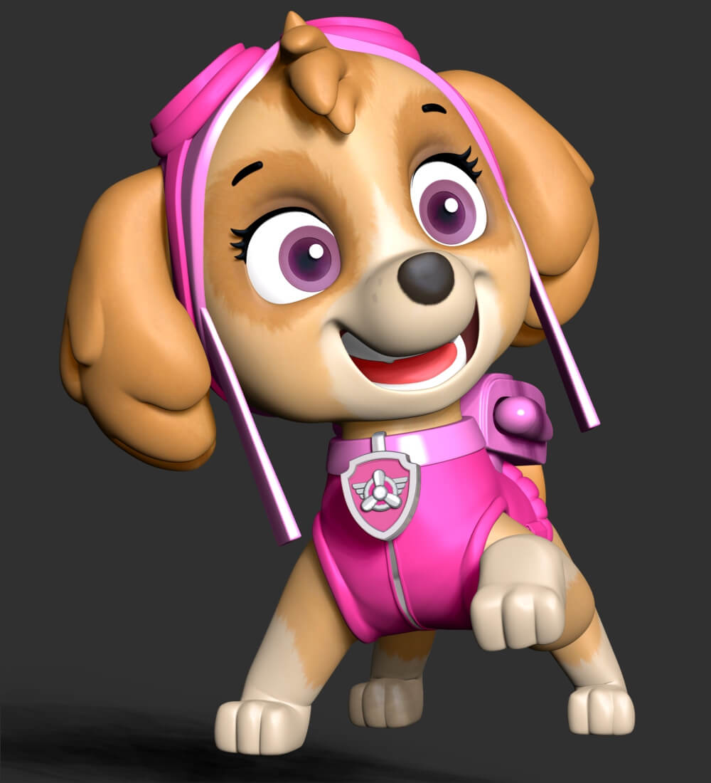 Skye - Paw Patrol 3D Print Model by lovemodel