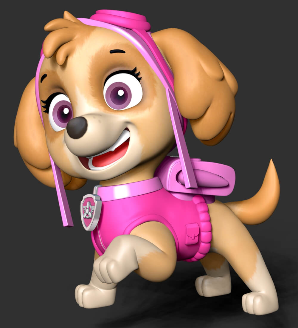 Skye - Paw Patrol 3D Print Model by lovemodel