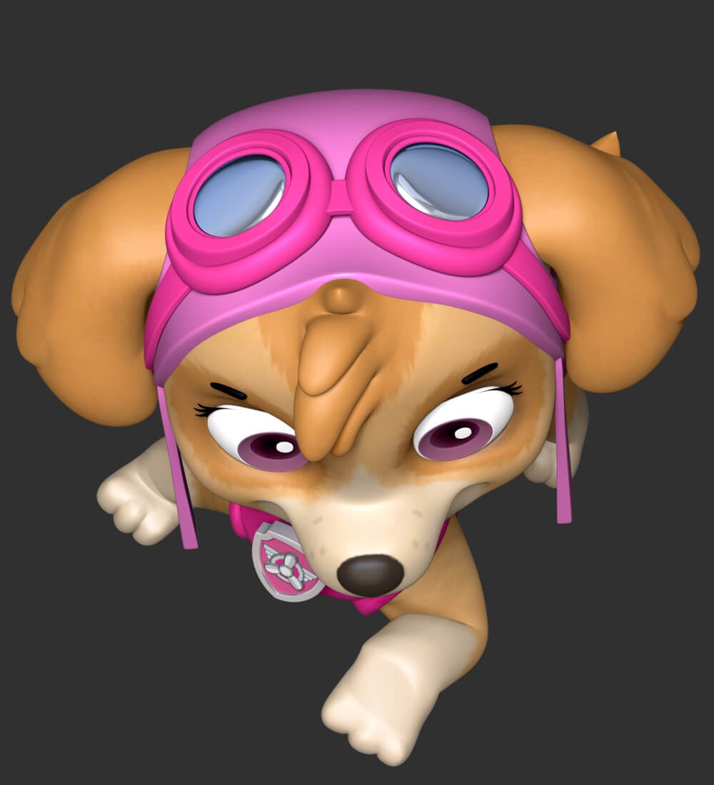 Skye Paw Patrol 3d Print Model By Lovemodel
