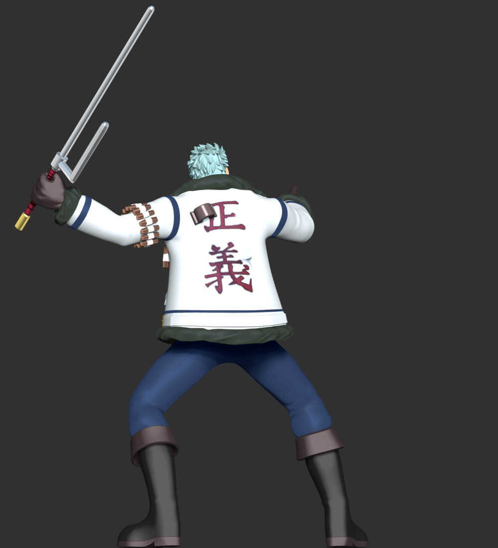 Smoker - One Piece 3D Model by lovemodel