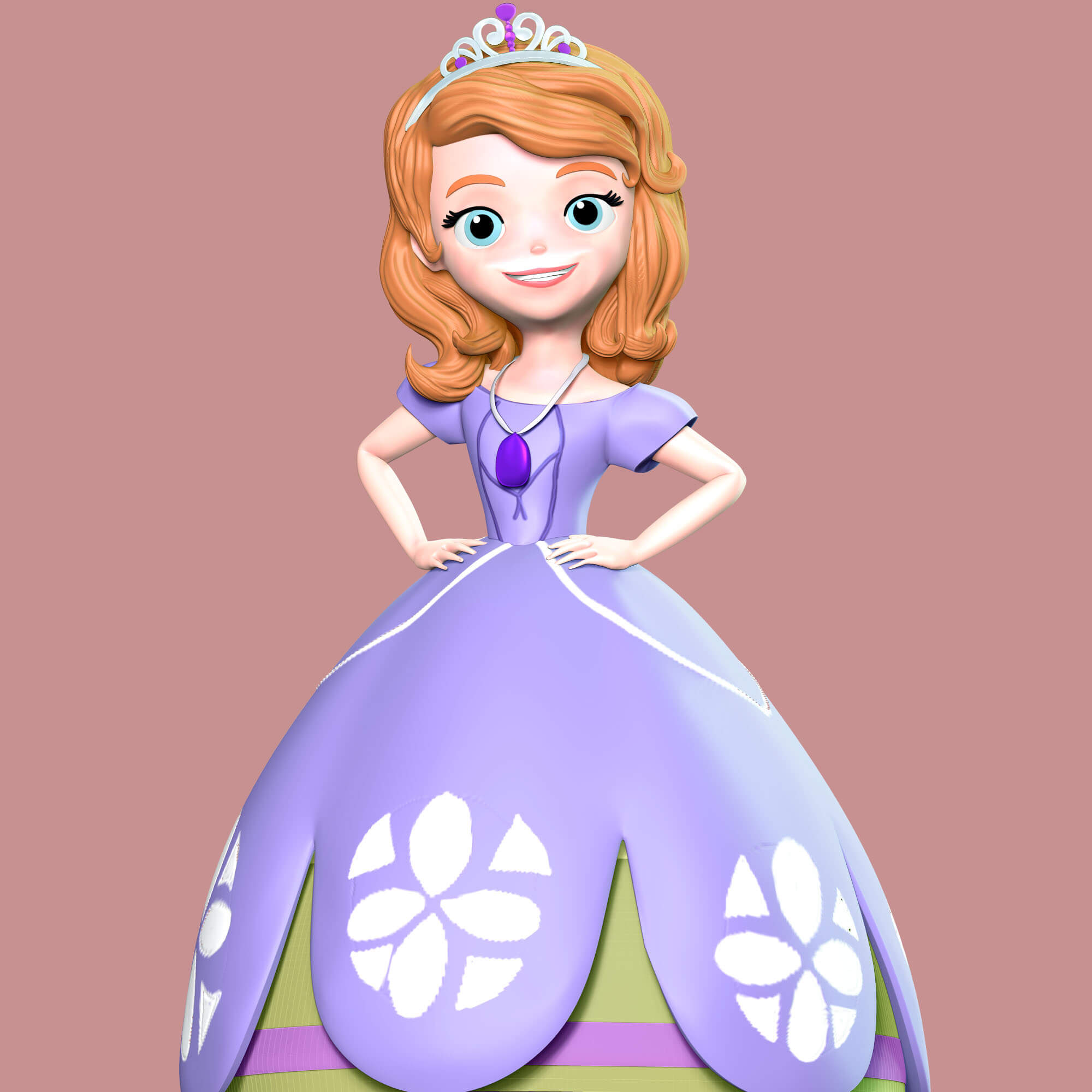 Sofia Princess - 3D Model by lovemodel