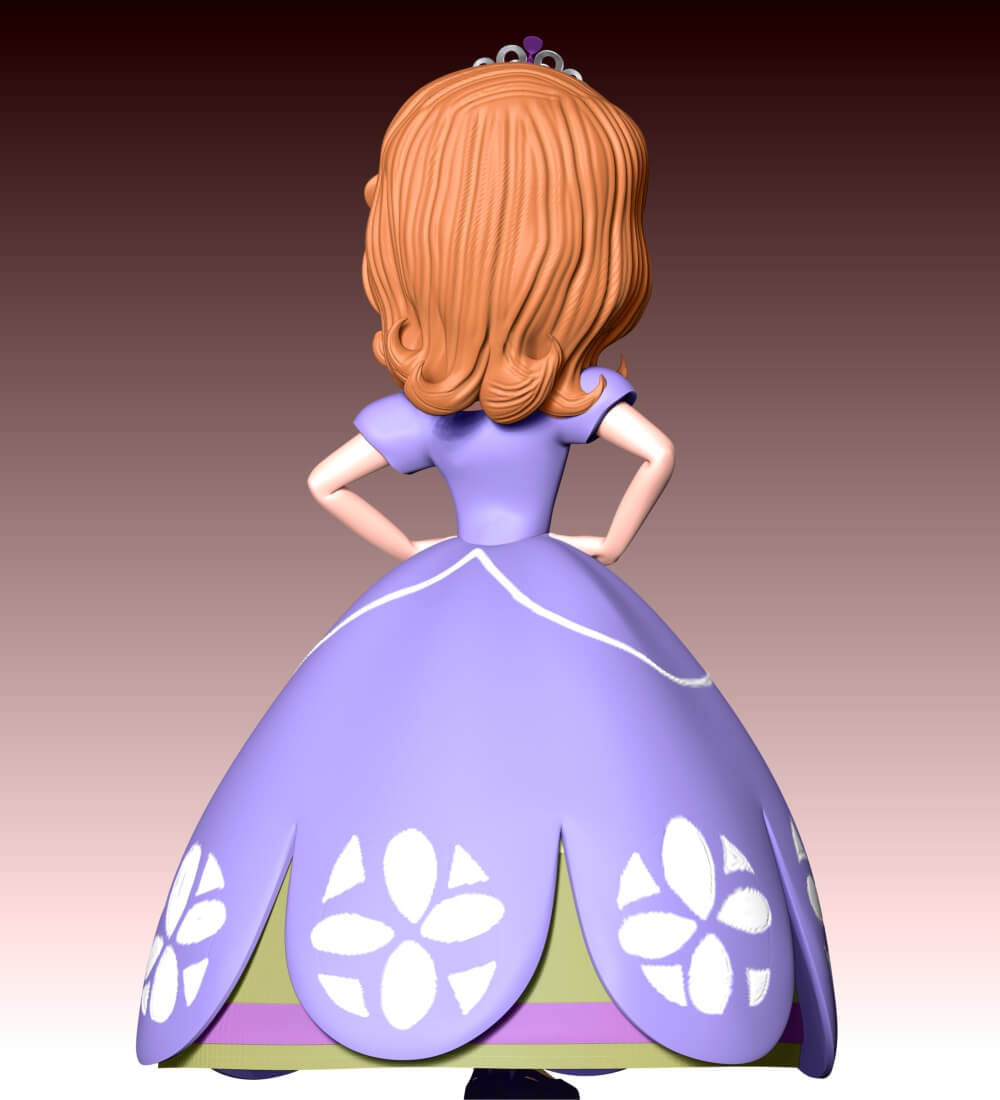 Sofia Princess - 3D Model by lovemodel