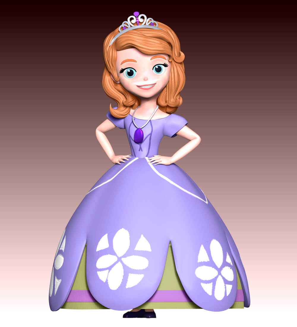 Sofia Princess - 3D Model by lovemodel