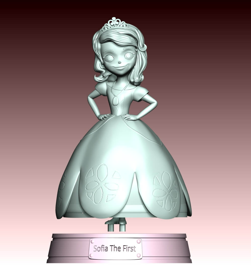 Sofia Princess - 3D Model by lovemodel