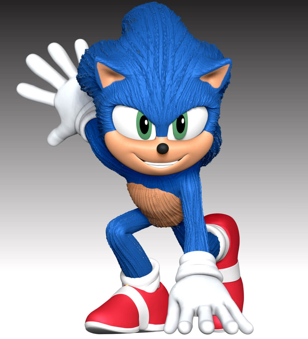 Sonic - Sonic The Hedgehog 3 Fan Art 3D Model by lovemodel