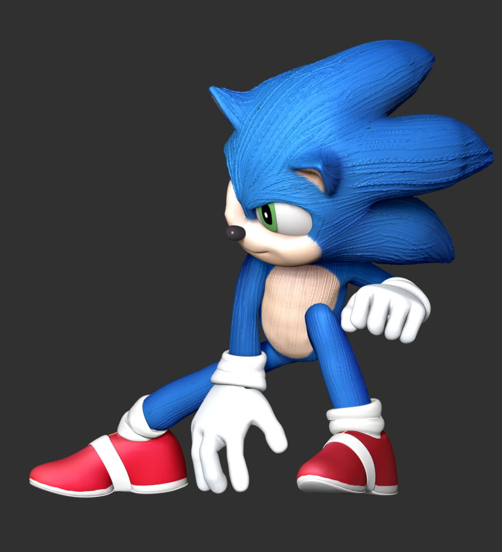 Sonic The Hedgehog 2 - 3D Model by lovemodel
