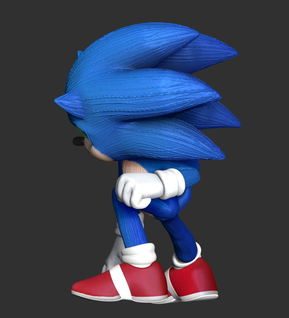 Sonic The Hedgehog 2 - 3D Print Model by lovemodel