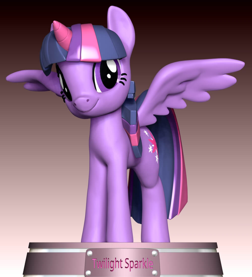 Twilight Sparkle - My Little Pony 3D Model by lovemodel
