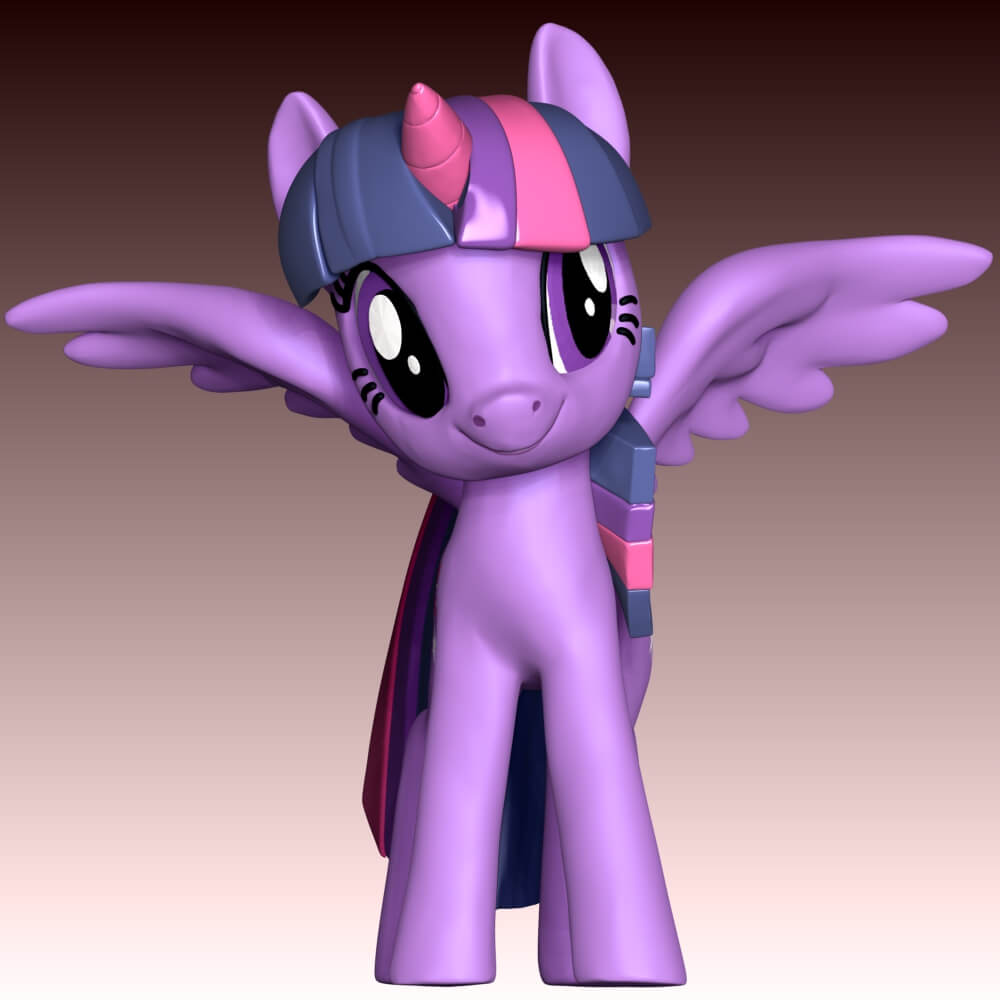 Twilight Sparkle - My Little Pony 3D Model by lovemodel