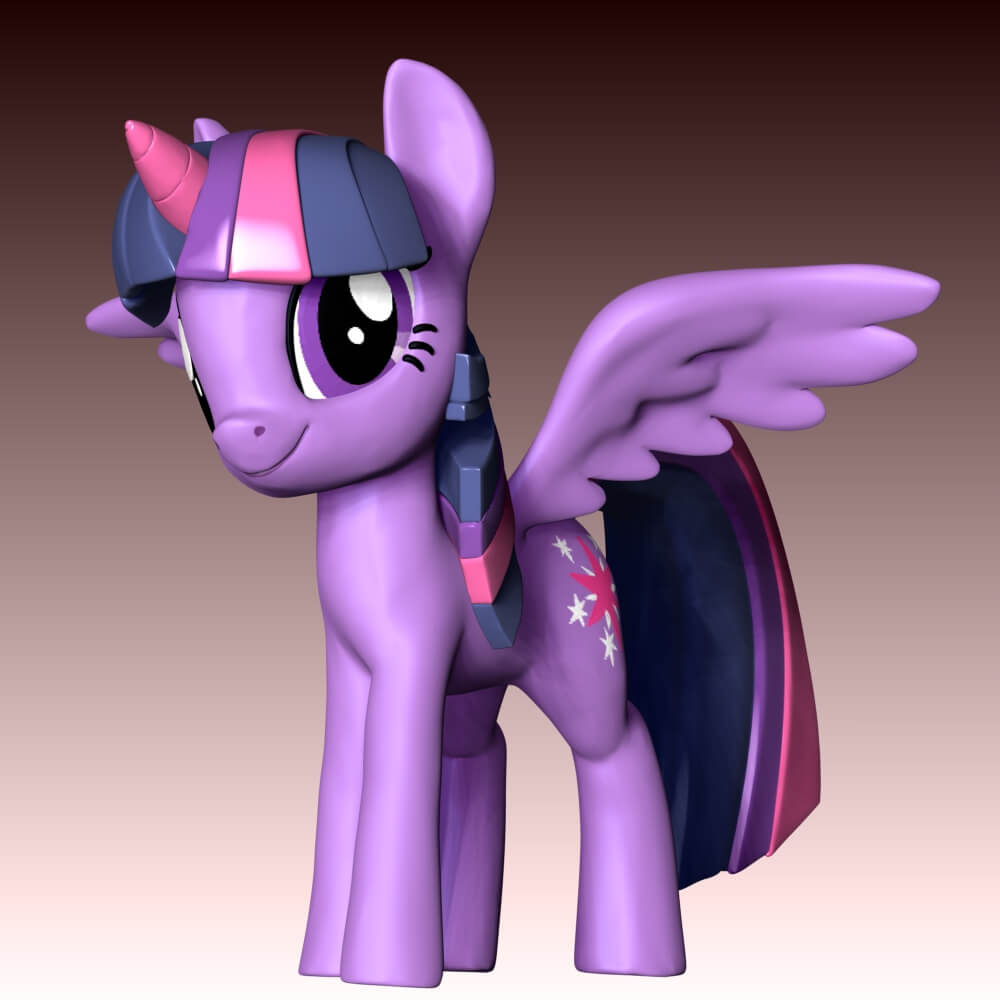 Twilight Sparkle - My Little Pony 3D Model by lovemodel