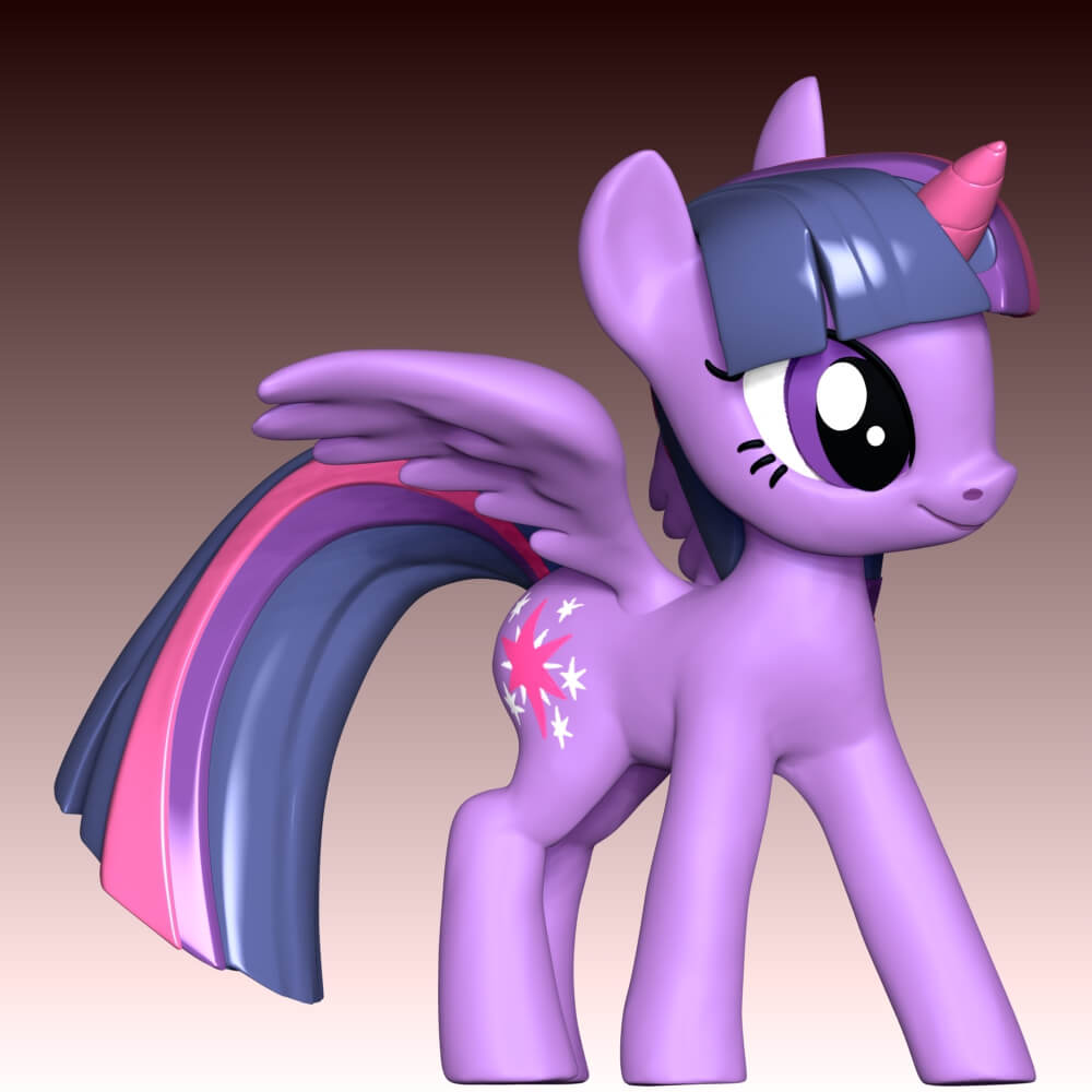 Twilight Sparkle - My Little Pony 3D Model by lovemodel