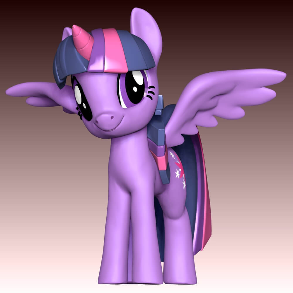 Twilight Sparkle - My Little Pony 3D Model by lovemodel