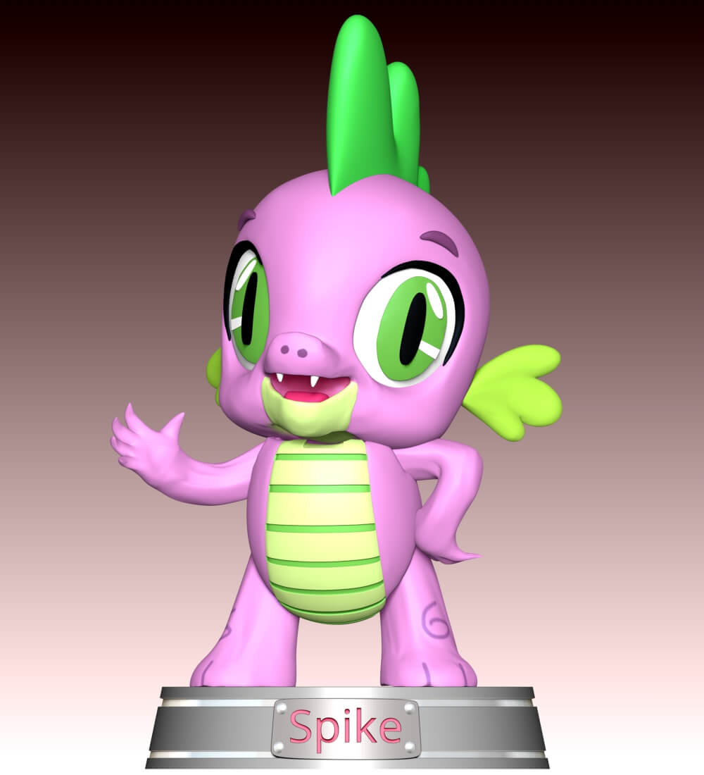 Spike - My Little Pony 3D Model by lovemodel