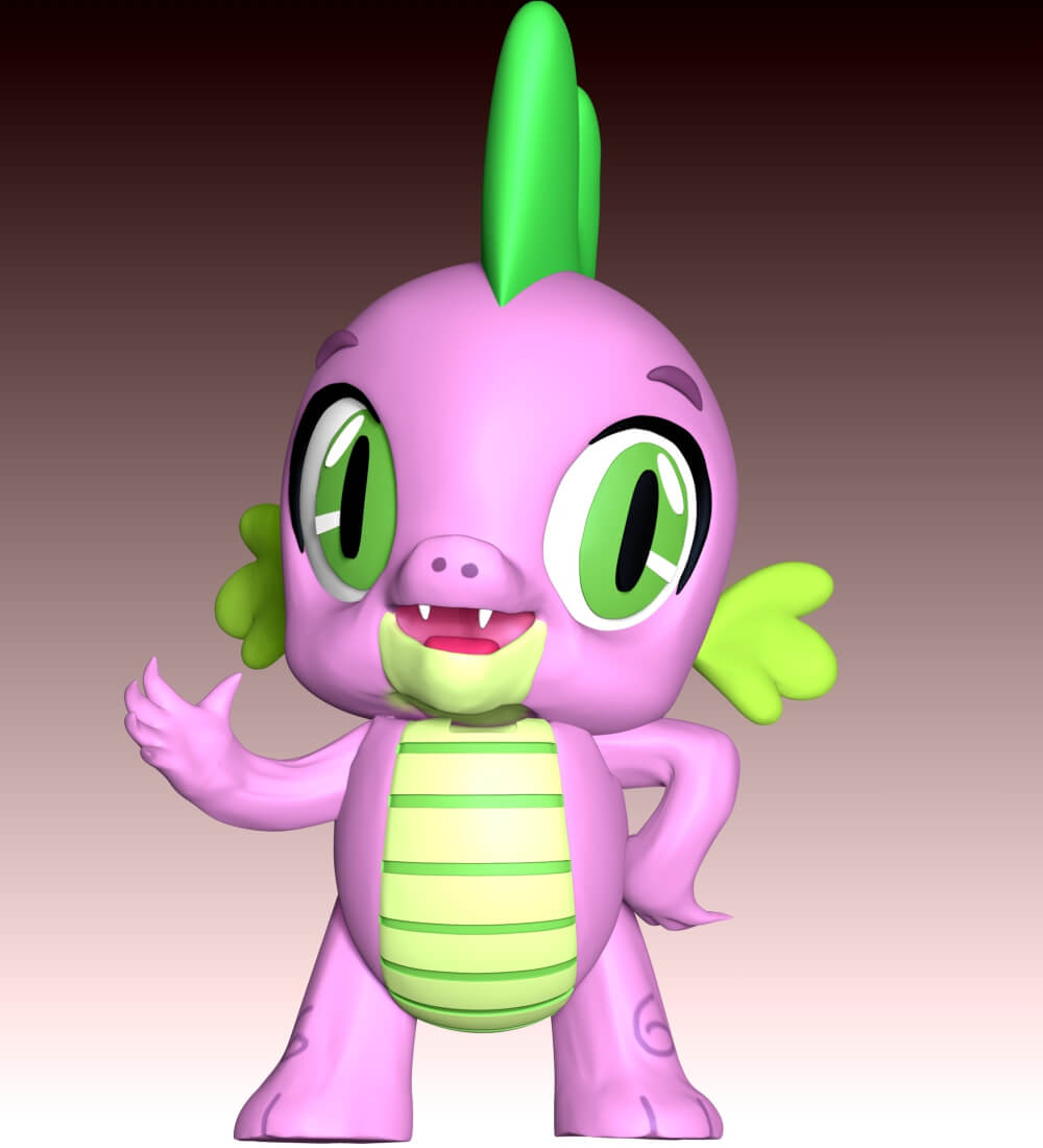 Spike - My Little Pony 3D Model by lovemodel