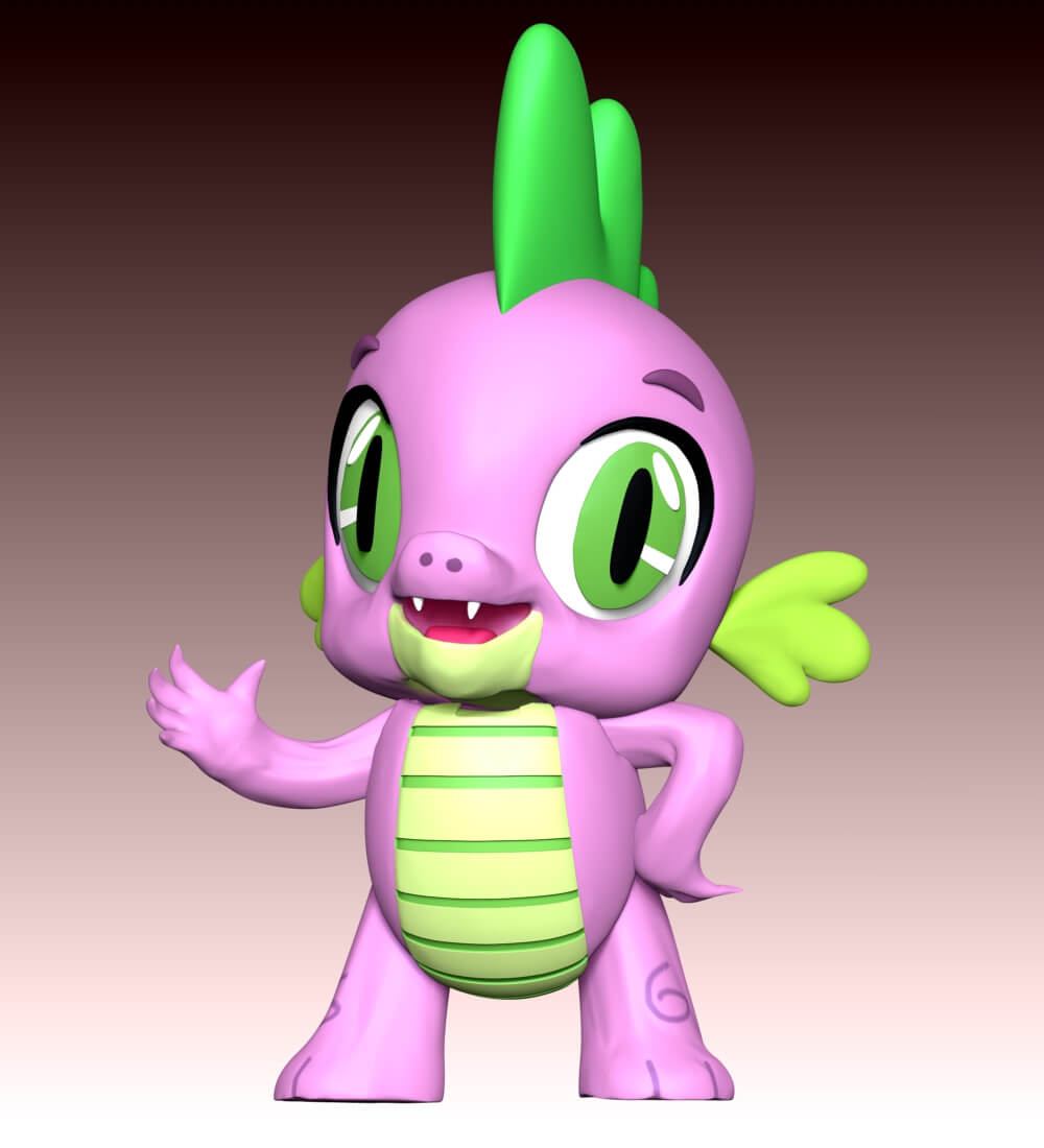 Spike - My Little Pony 3D Model by lovemodel