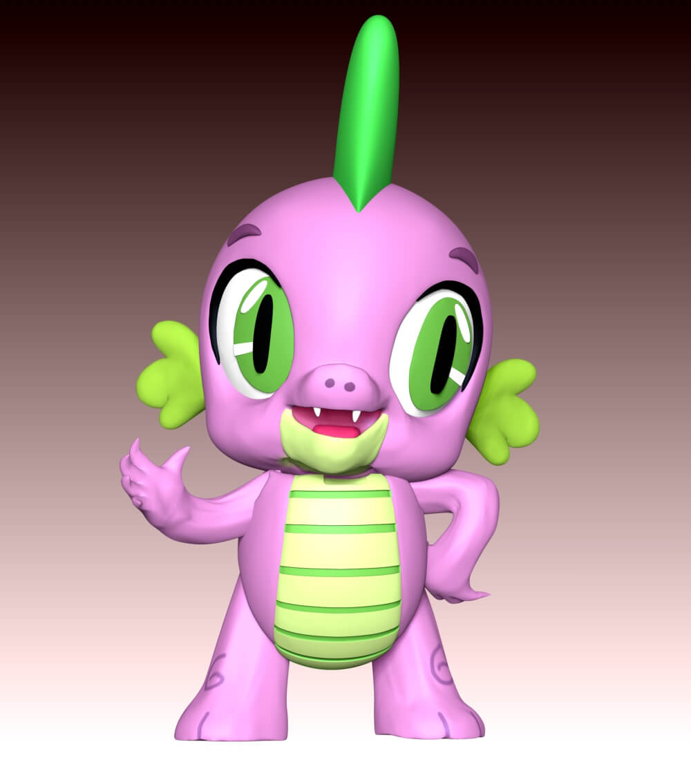 Spike - My Little Pony 3D Model by lovemodel