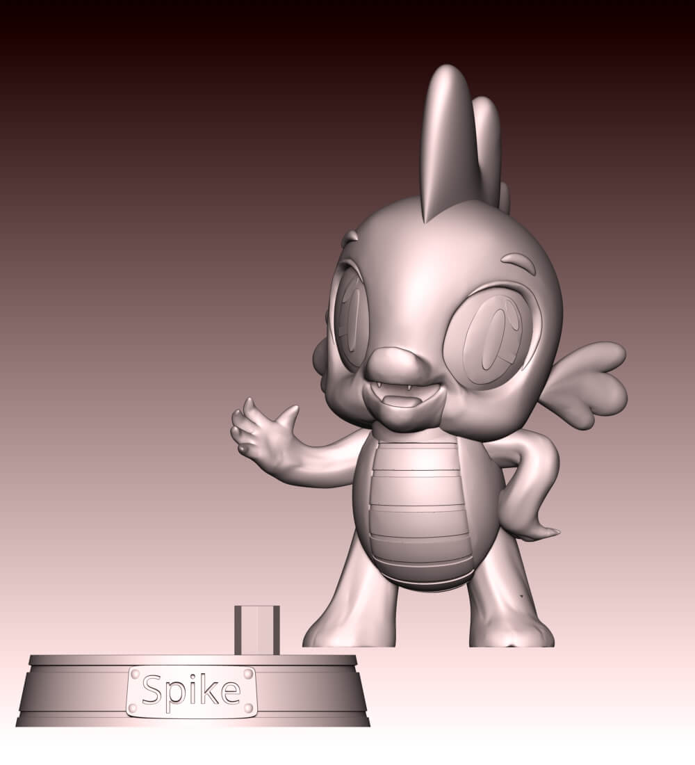 Spike - My Little Pony 3D Model by lovemodel