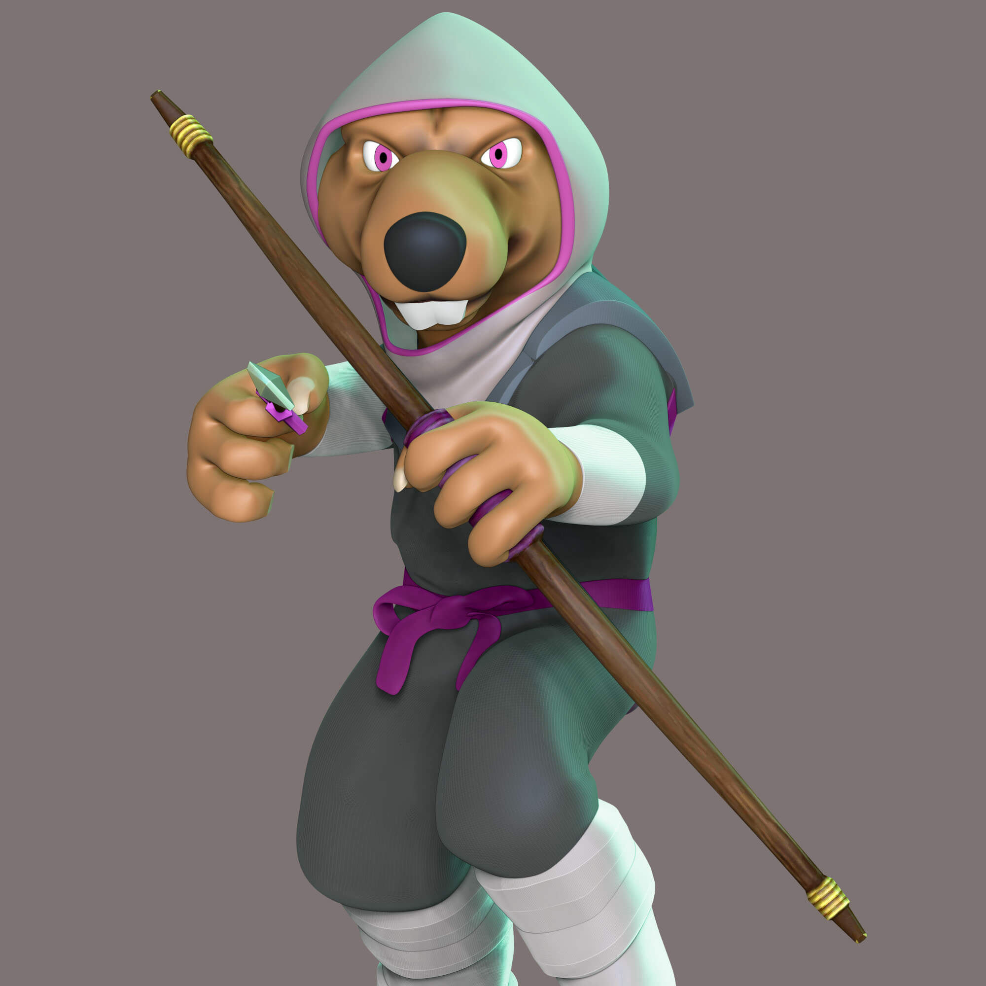 Splinter - Teenage Mutant Ninja Turtles 3D Model by lovemodel