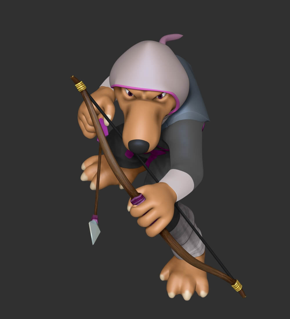 Splinter - Teenage Mutant Ninja Turtles 3D Model by lovemodel