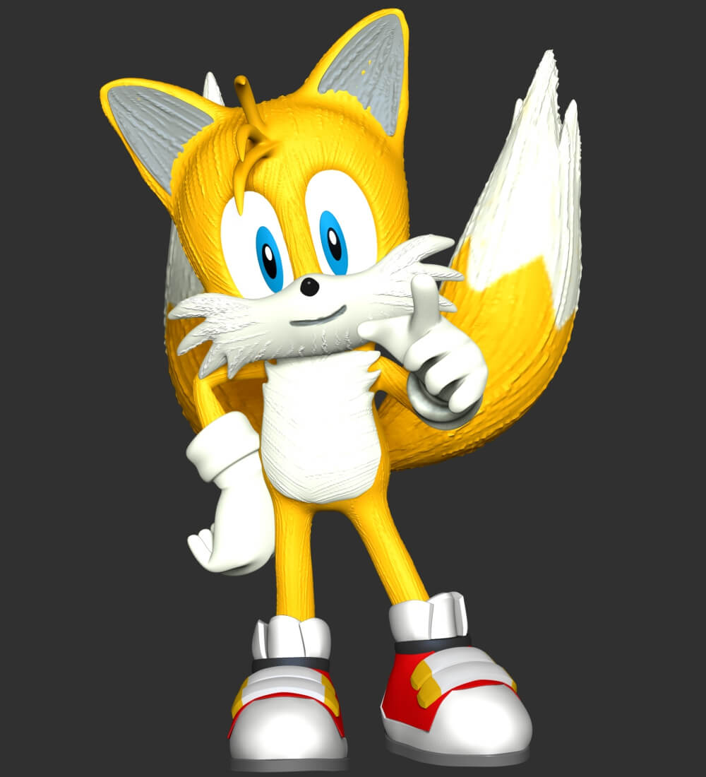Tails - Sonic The Hedgehog 3D Model by lovemodel