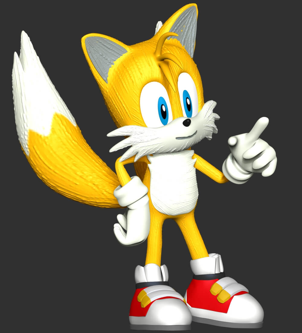 Tails - Sonic The Hedgehog 3D Model by lovemodel