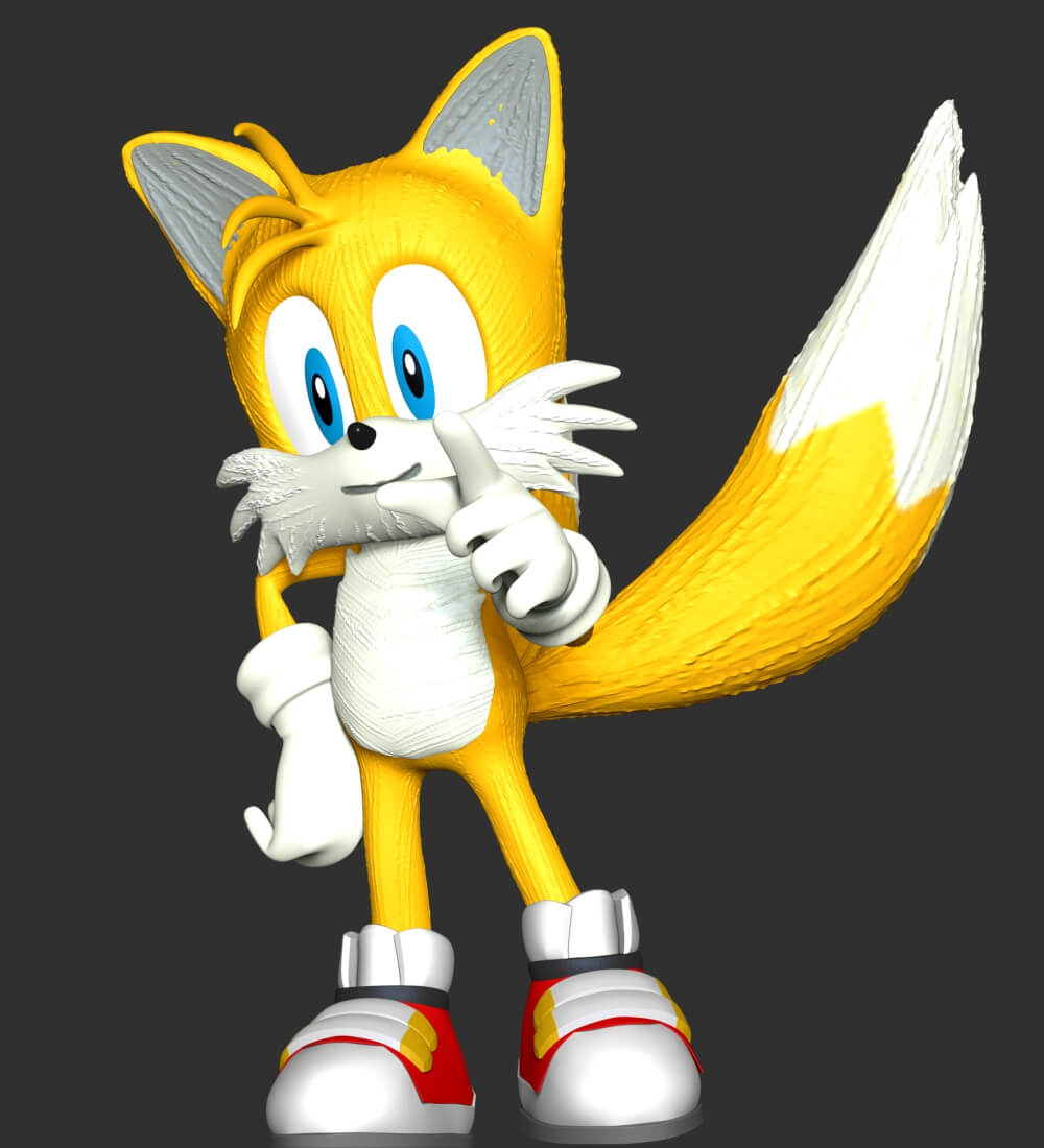 Tails - Sonic The Hedgehog 3D Model by lovemodel