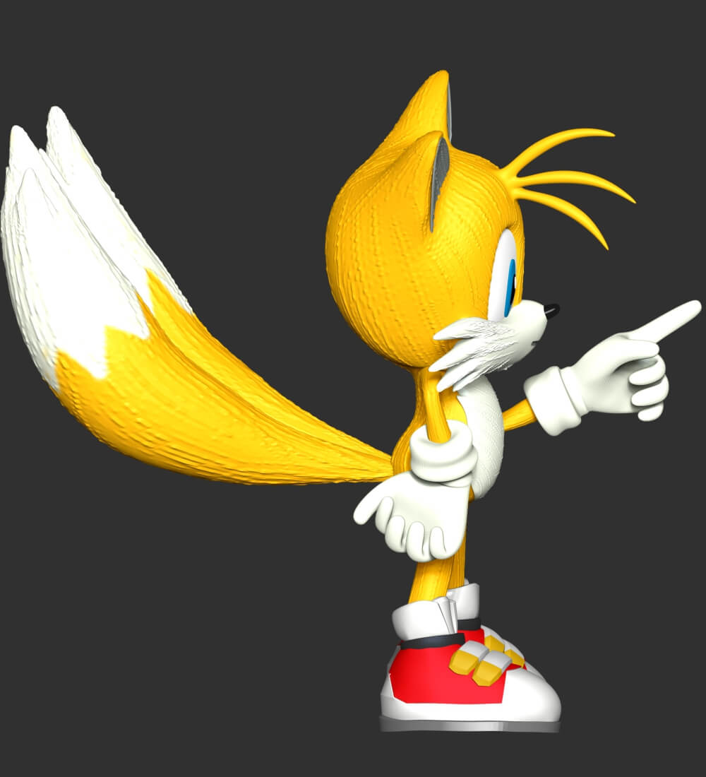 Tails - Sonic The Hedgehog 3D Model by lovemodel