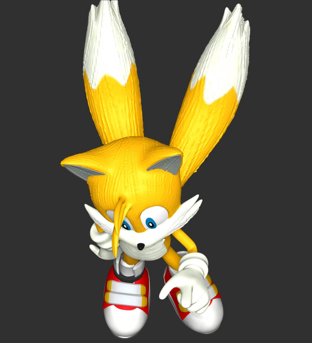 Tails - Sonic The Hedgehog 3D Model by lovemodel