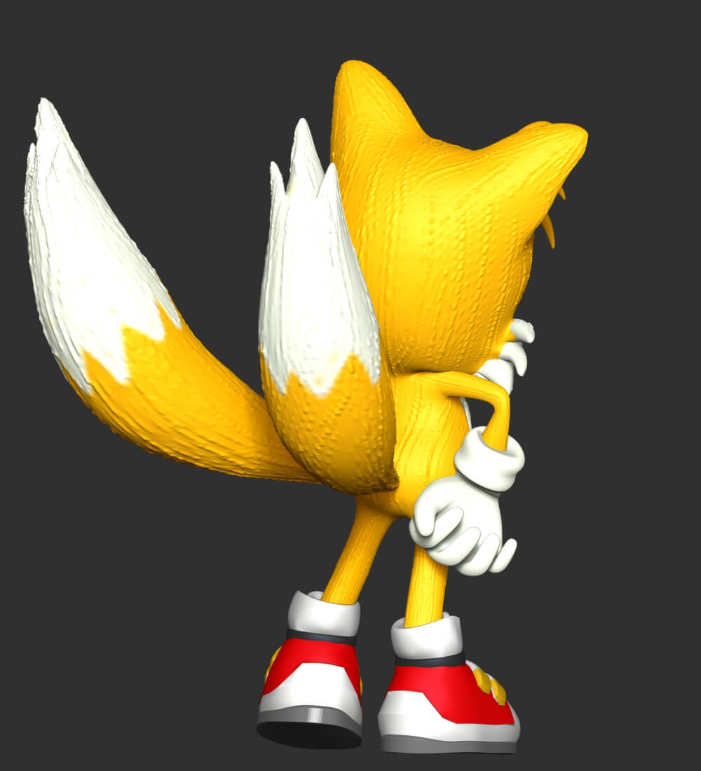 Tails - Sonic The Hedgehog 3D Model by lovemodel
