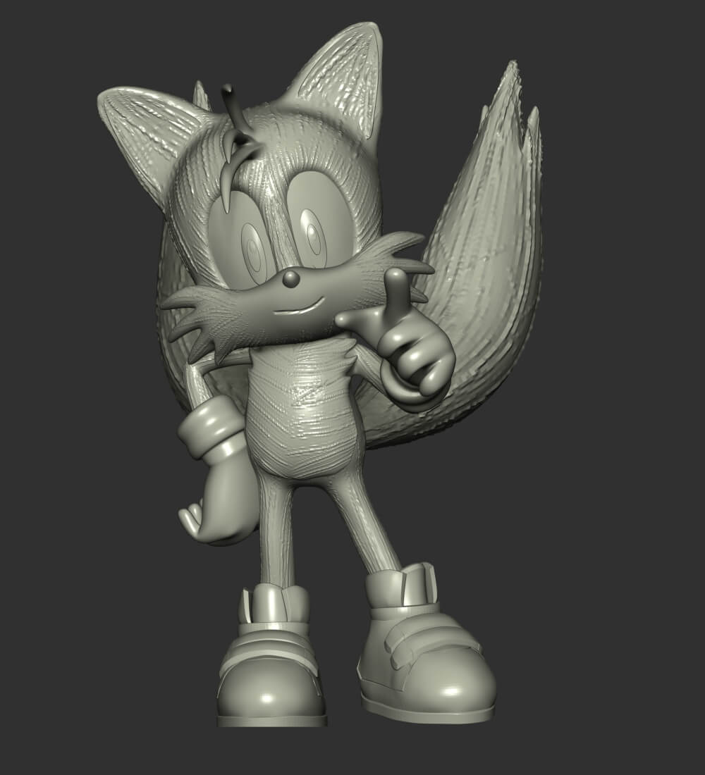 Tails - Sonic The Hedgehog 3D Model by lovemodel