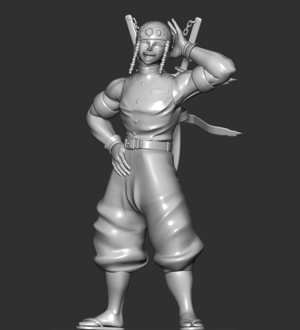 Tengen Uzui - Demon Slayer Kimetsu No Yaiba 3D Model by lovemodel