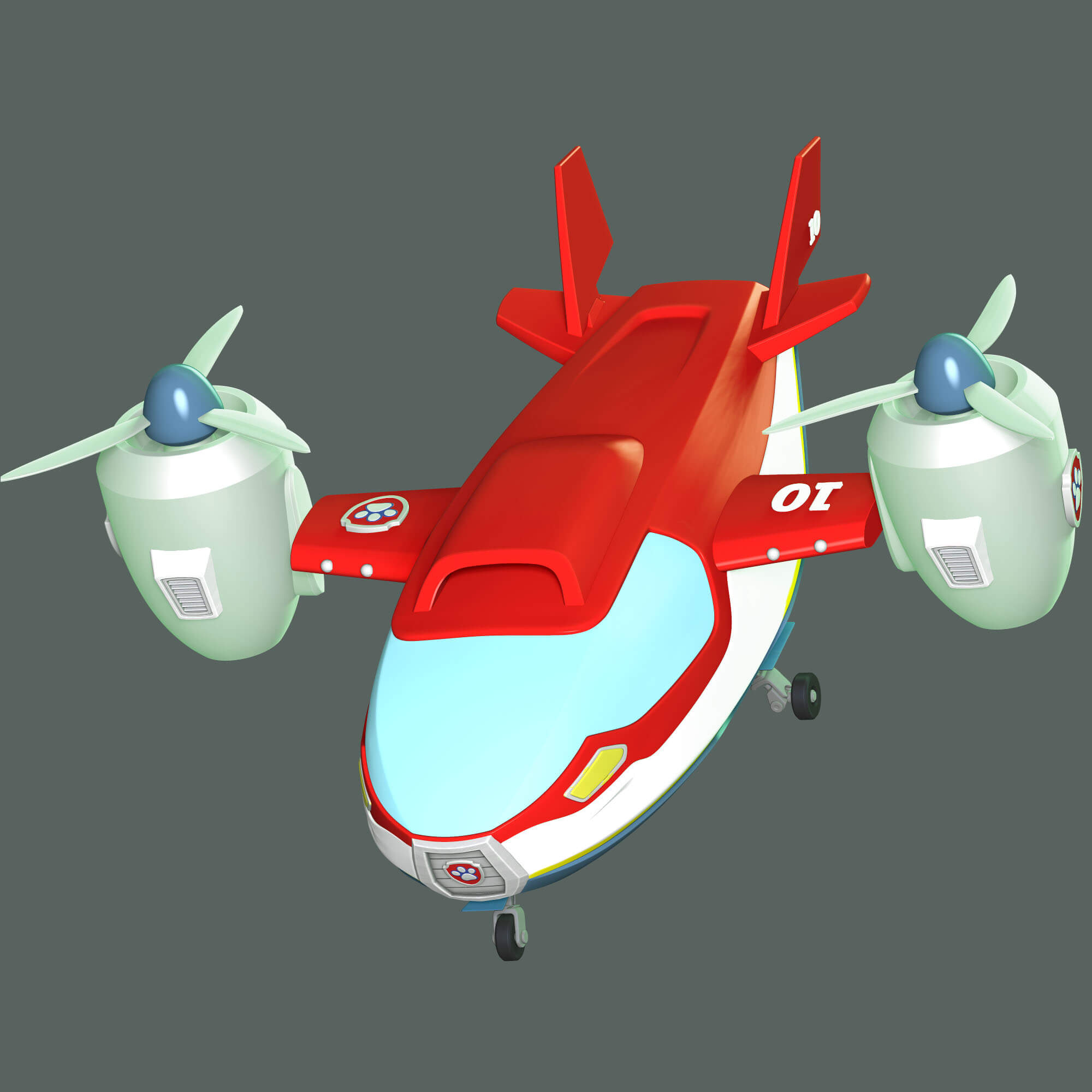 The Air Patroller - Paw Patrol 3D Model by lovemodel