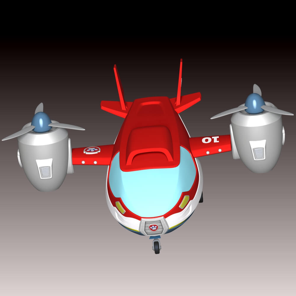 The Air Patroller - Paw Patrol 3D Model by lovemodel