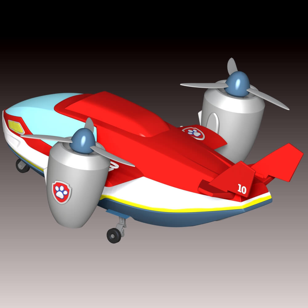 The Air Patroller - Paw Patrol 3D Model by lovemodel