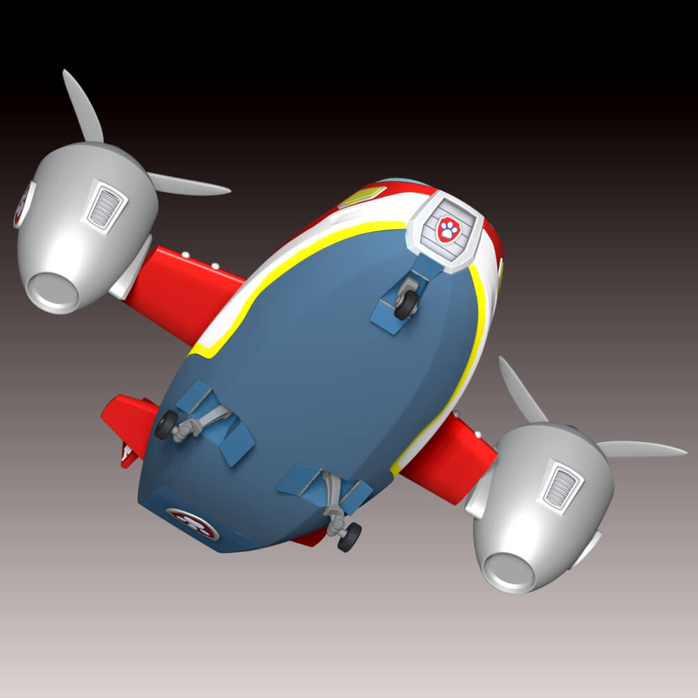 The Air Patroller - Paw Patrol 3D Model by lovemodel