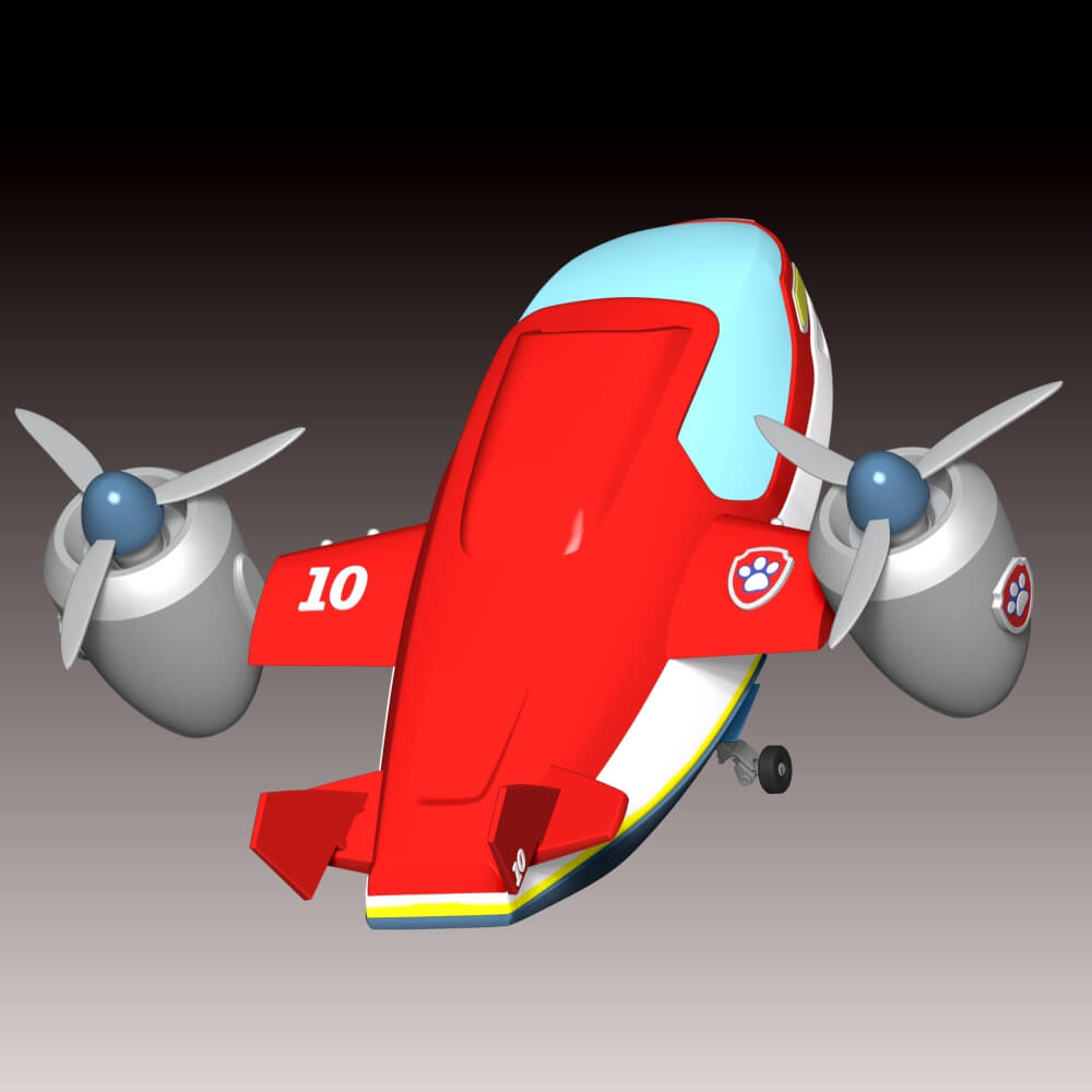 The Air Patroller - Paw Patrol 3D Model by lovemodel