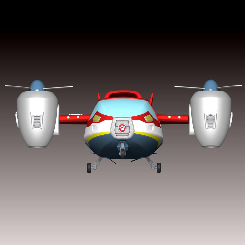 The Air Patroller - Paw Patrol 3D Model by lovemodel
