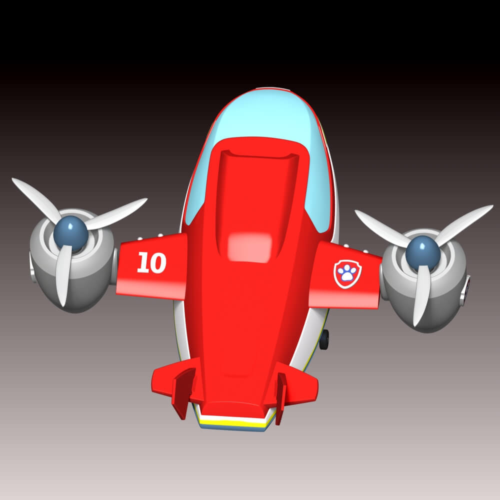 The Air Patroller - Paw Patrol 3D Model by lovemodel