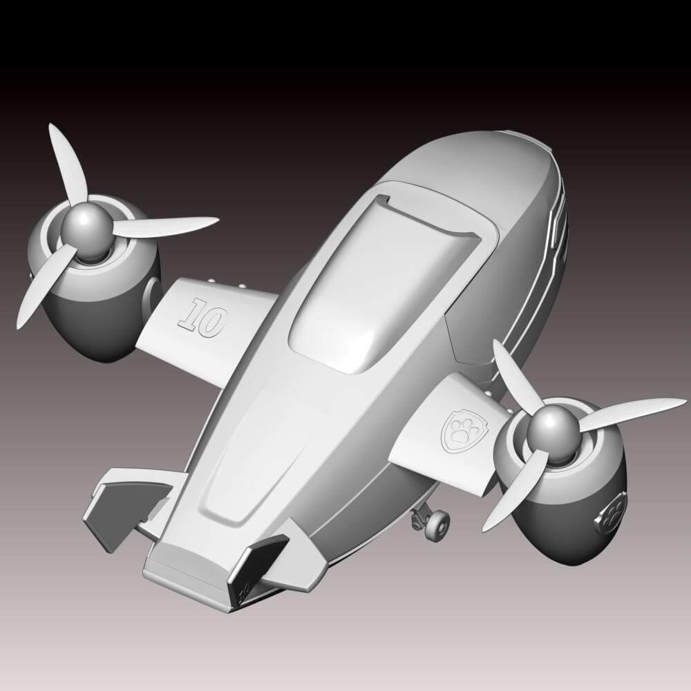 The Air Patroller - Paw Patrol 3D Model by lovemodel