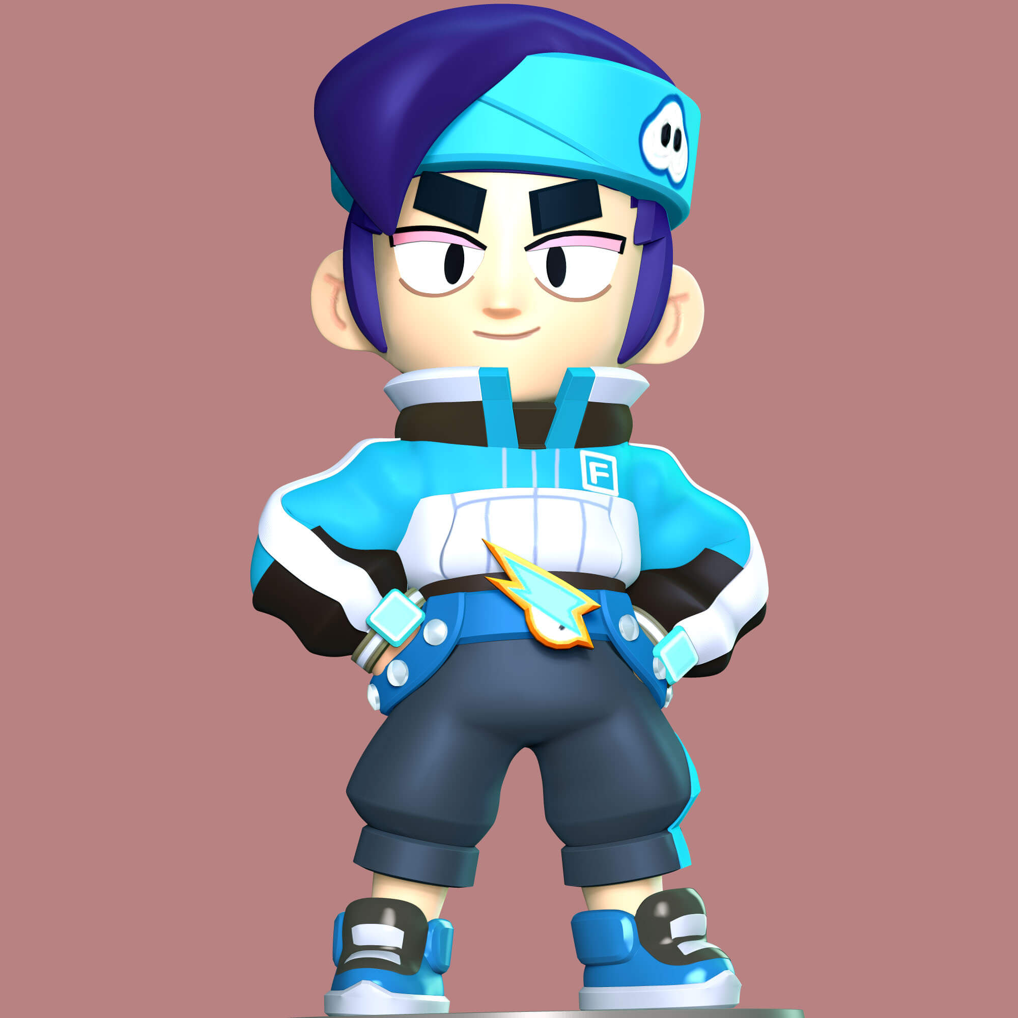 The Fans Fang - Brawl Stars 3D Model by lovemodel