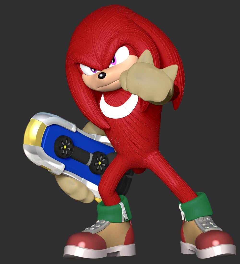 The Knuckles - 3D Print Model by lovemodel