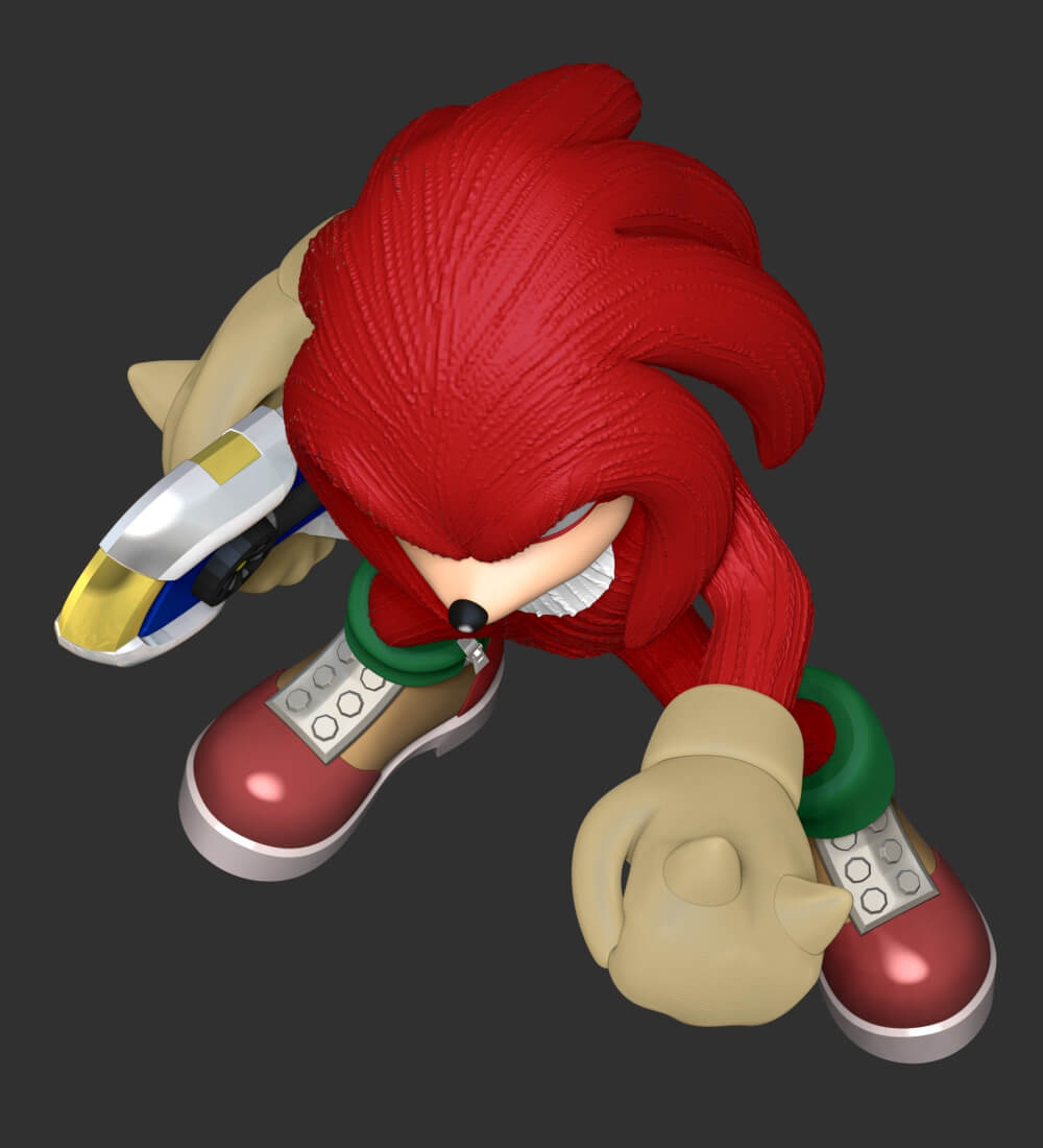 The Knuckles - 3D Print Model by lovemodel